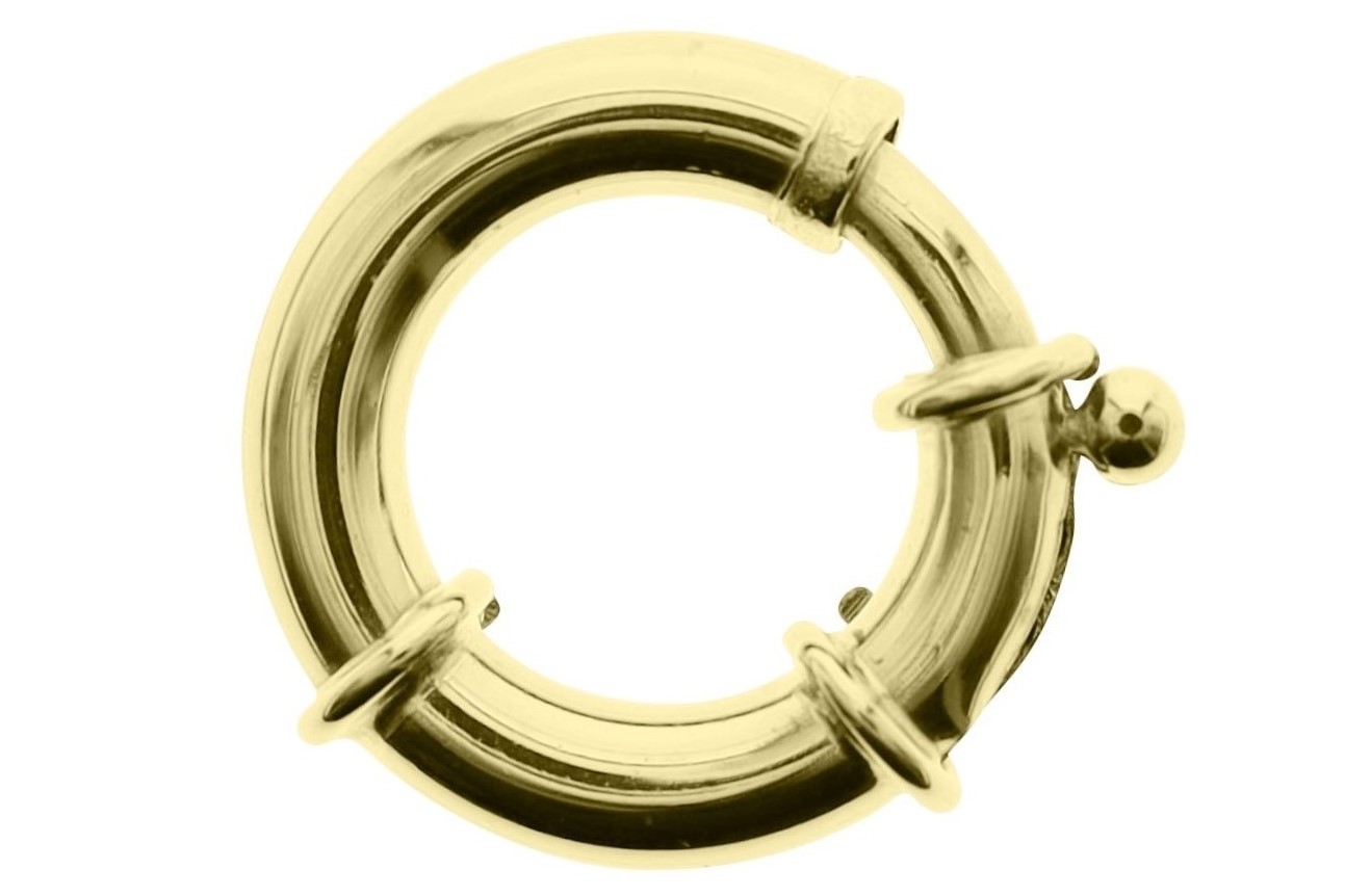 Bolt Ring (Euro Style) 20mm 9ct Yellow (BR209Y) | Lindsay's