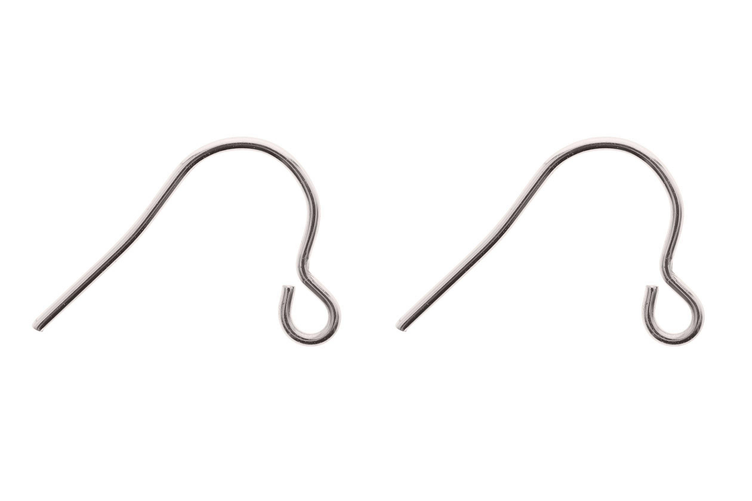Ear Fittings (Hooks) Sterling Silver Pair (EH1S) | Lindsay's