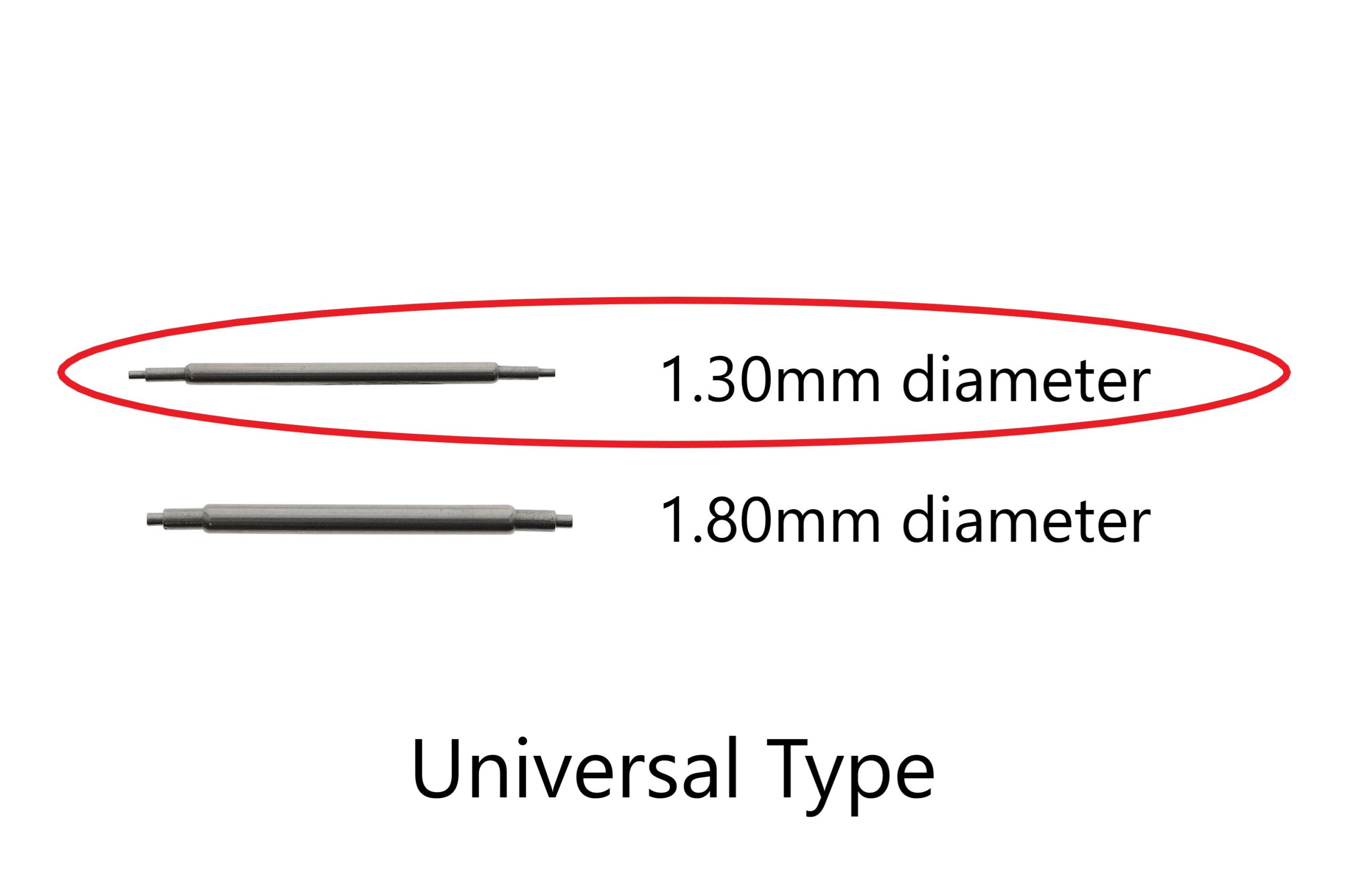 Watch Lugs Univ 18-22mm 1.30 diameter – Pkt of 100 | Lindsay's